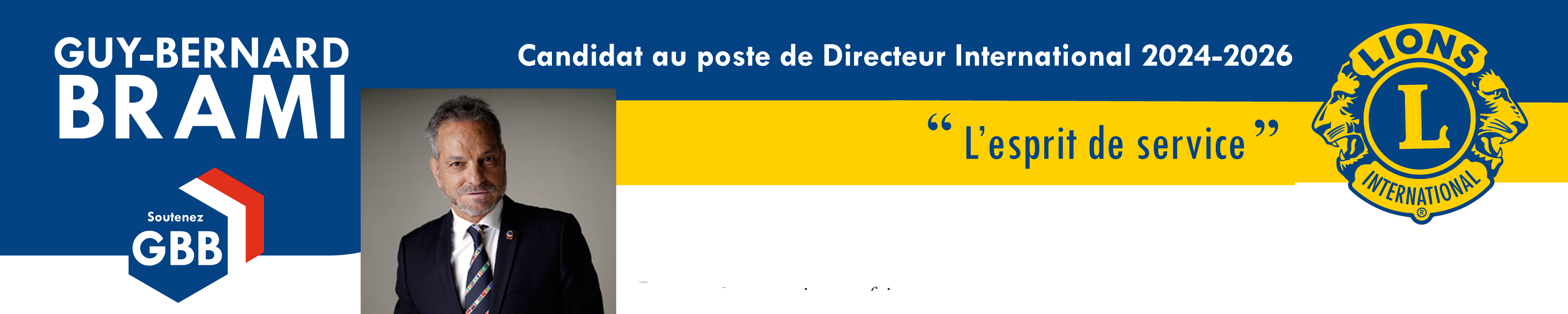 MA VISION DU LIONISME – Guy-Bernard Brami